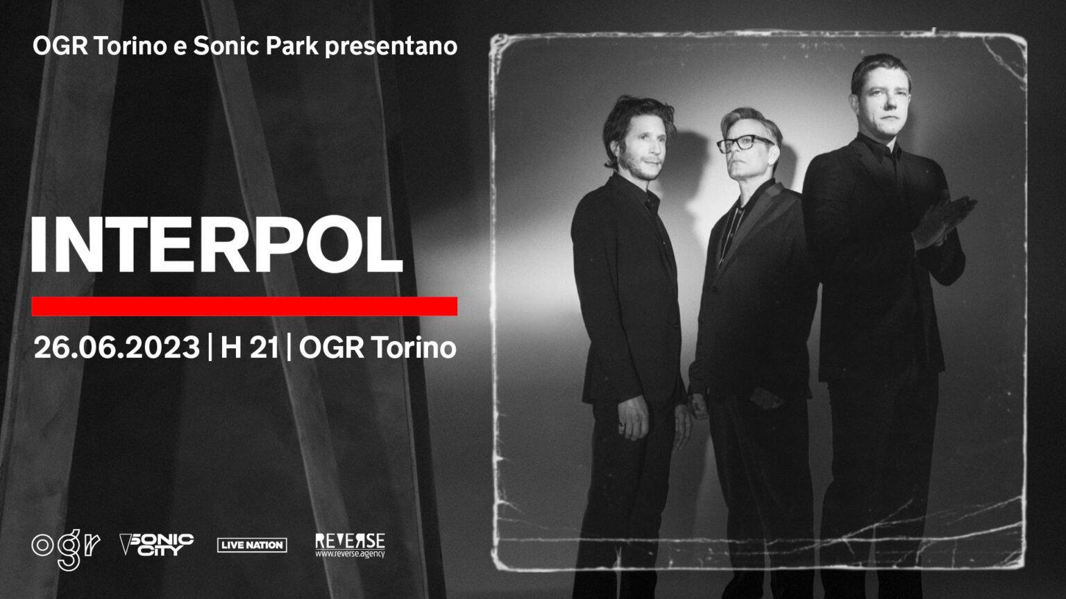Interpol - Sonic Park Stupinigi - Live Report - SpazioRock