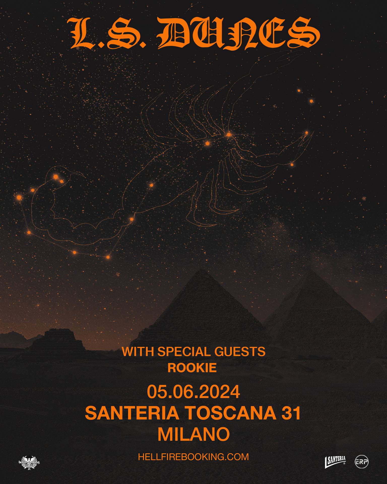 L.S. Dunes - U.K. & Europe Tour 2024 - Live Report - SpazioRock