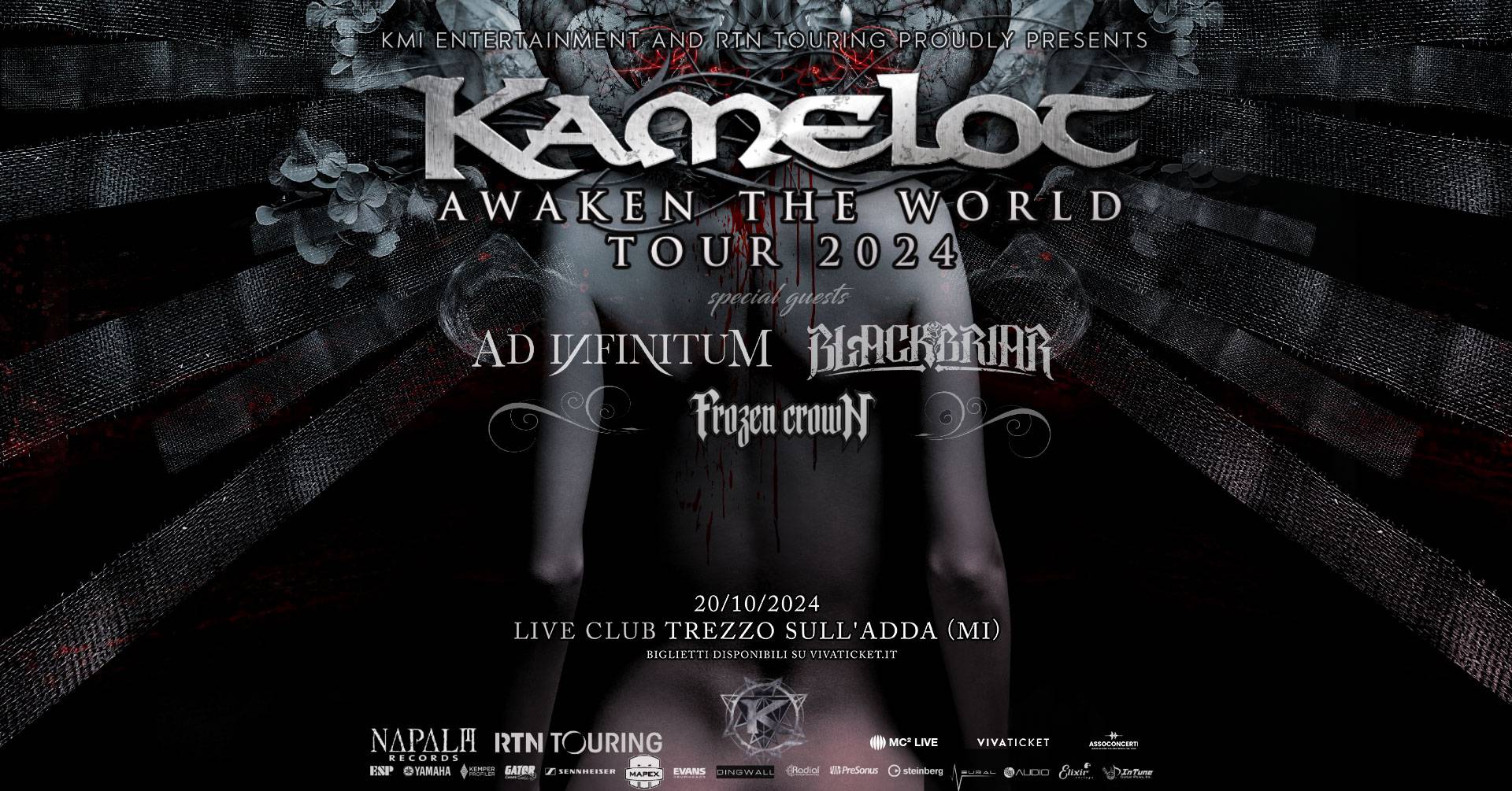 Kamelot - Awaken The World Tour 2024 - Live Report - SpazioRock