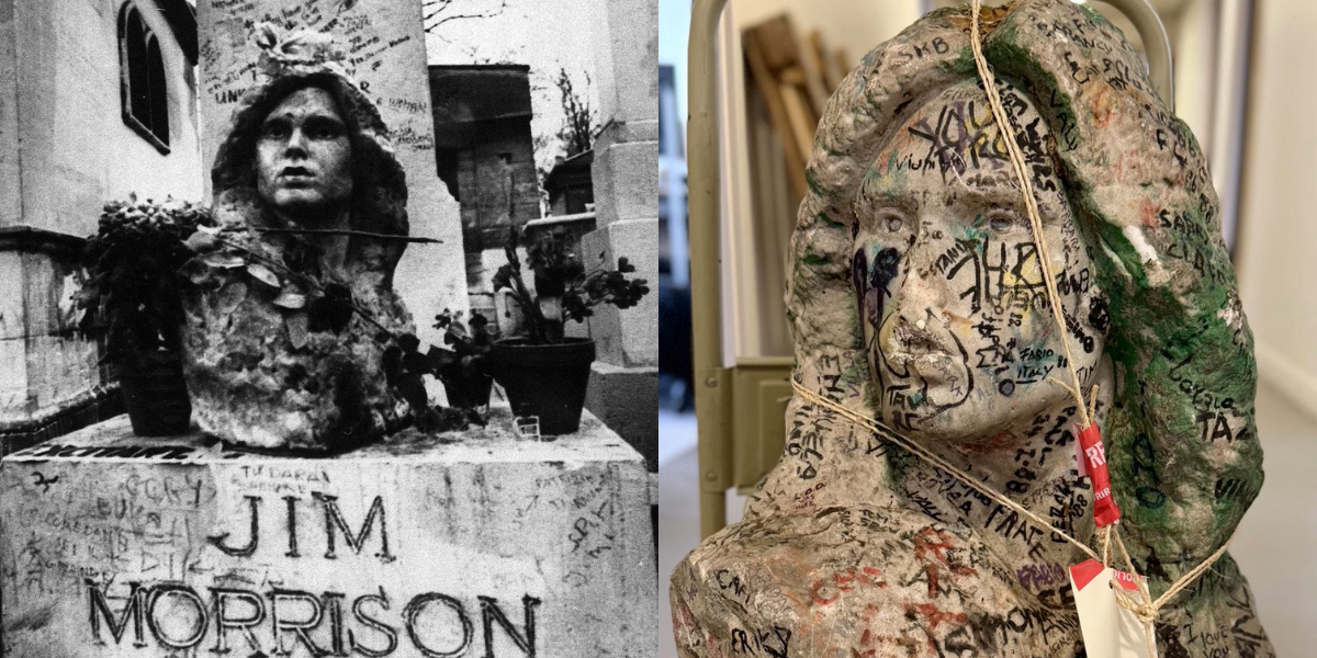 The Doors: ritrovato il busto di Jim Morrison trafugato dalla sua tomba ...